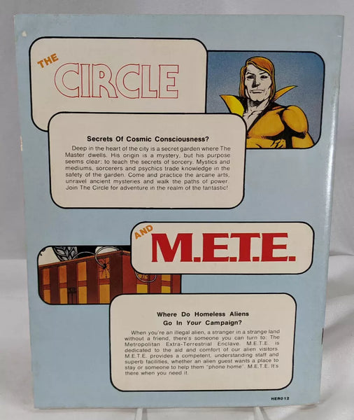 Champions RPG The Circle and METE Sourcebook by Aaron Allston (Hero Ga ...